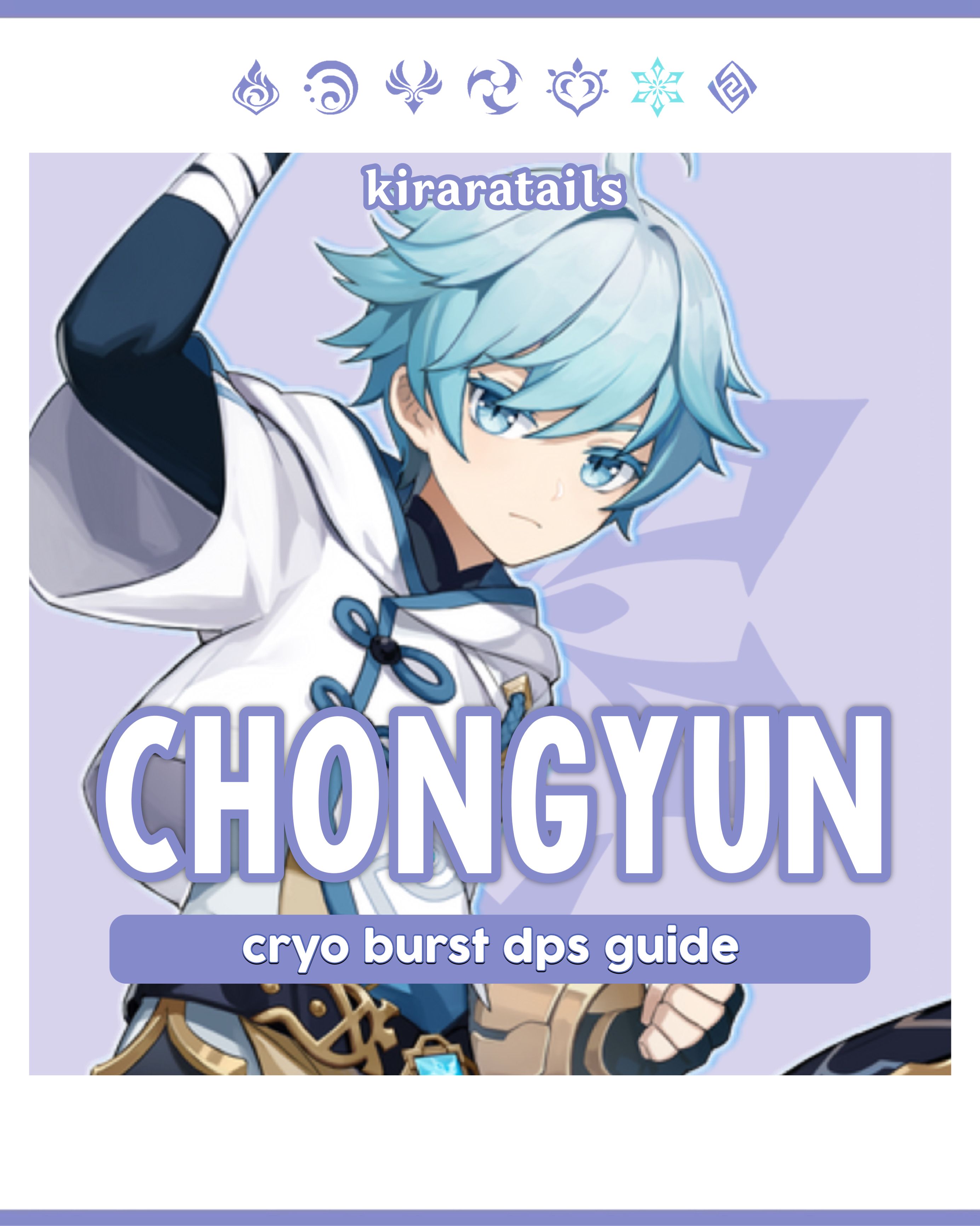 [3.7] CHONGYUN CRYO BURST DPS GUIDE Genshin Impact | HoYoLAB