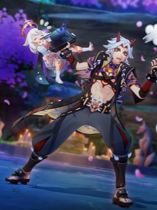 Paimon & Arataki itto 🙃 Genshin Impact | HoYoLAB