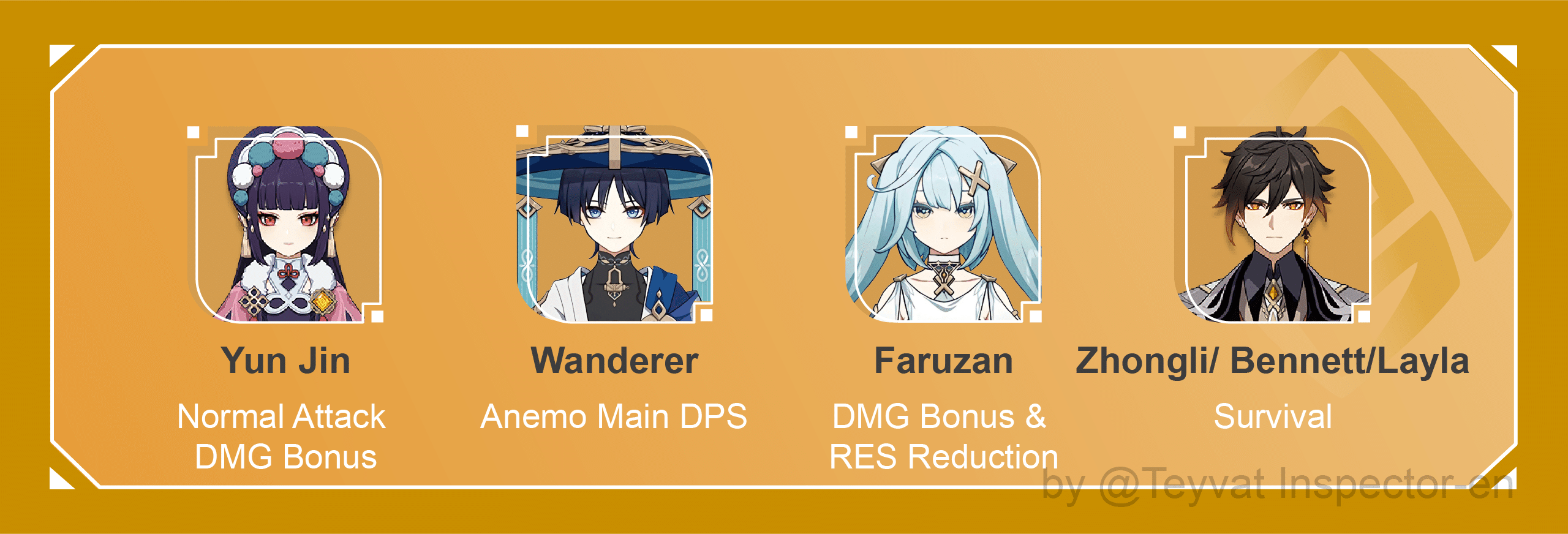 [V3.7] Easy & Strong Normal Attack Support - Yun Jin Advanced Guide ...