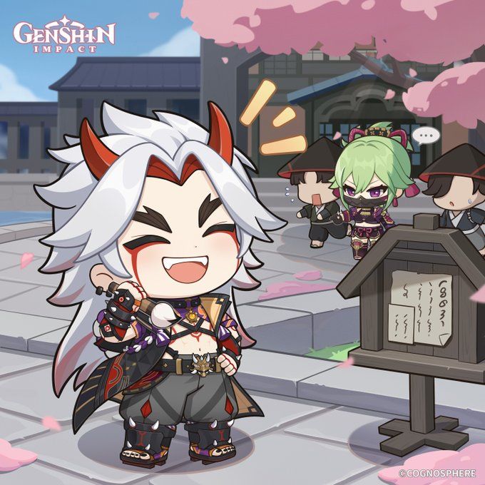 Bulletin board #3: Happy birthday Itto! Genshin Impact | HoYoLAB