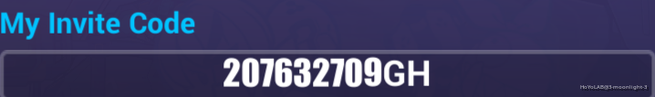 my invite code for anyone who needs it! (hi3) Honkai Impact 3rd | HoYoLAB