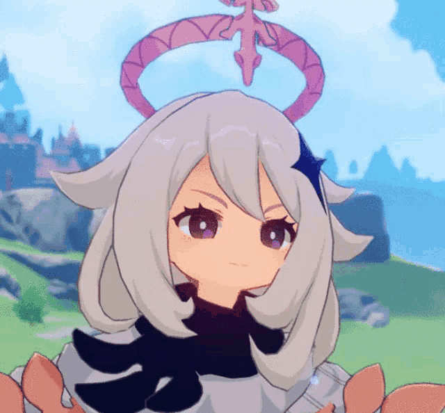 Happy birthday to my favourite emergency food! Paimon ♡ (; Genshin ...