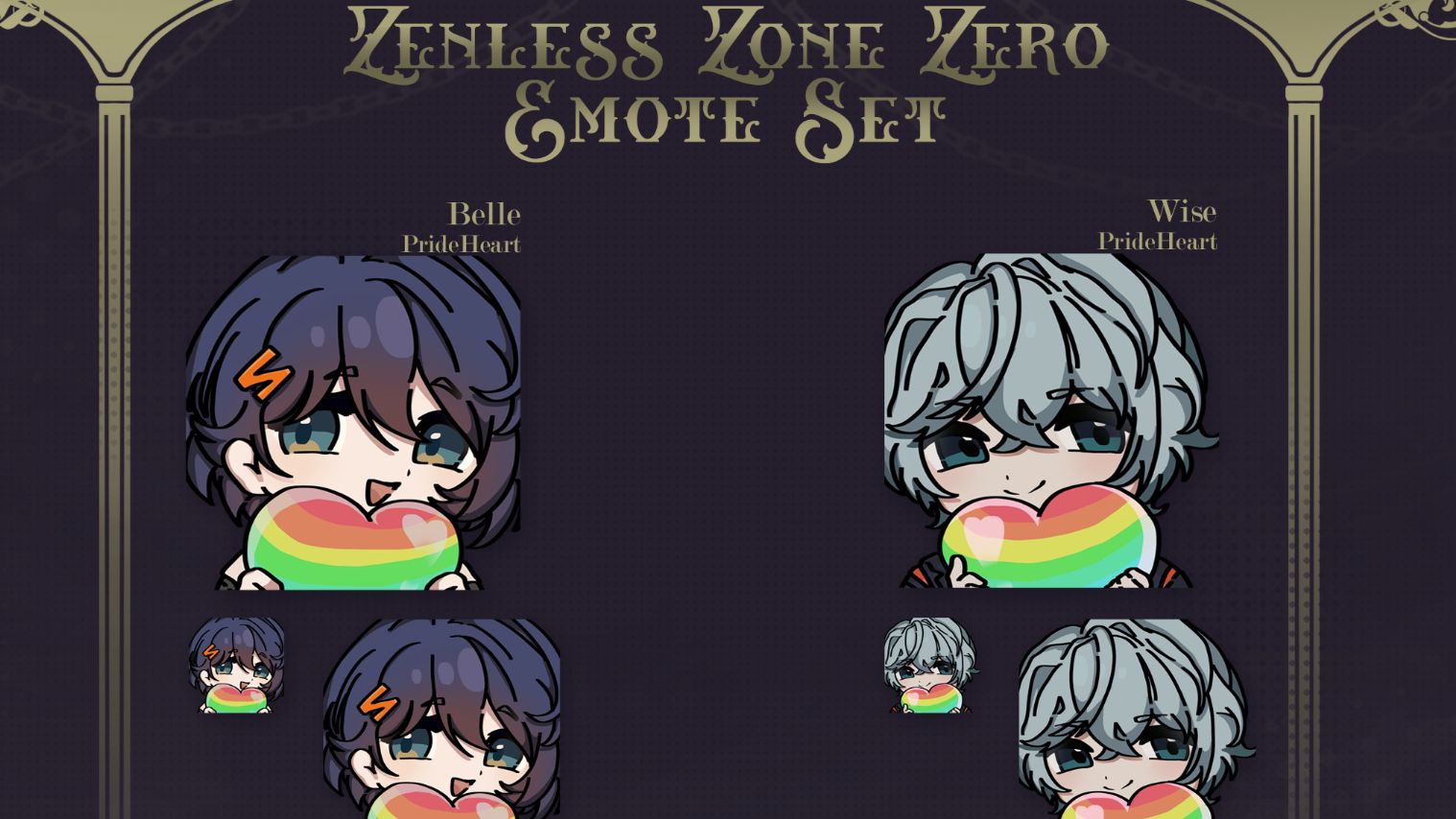 Victoria Housekeeping Co.﹕ F2U Wise & Belle Zenless Zone Zero Emote set ...