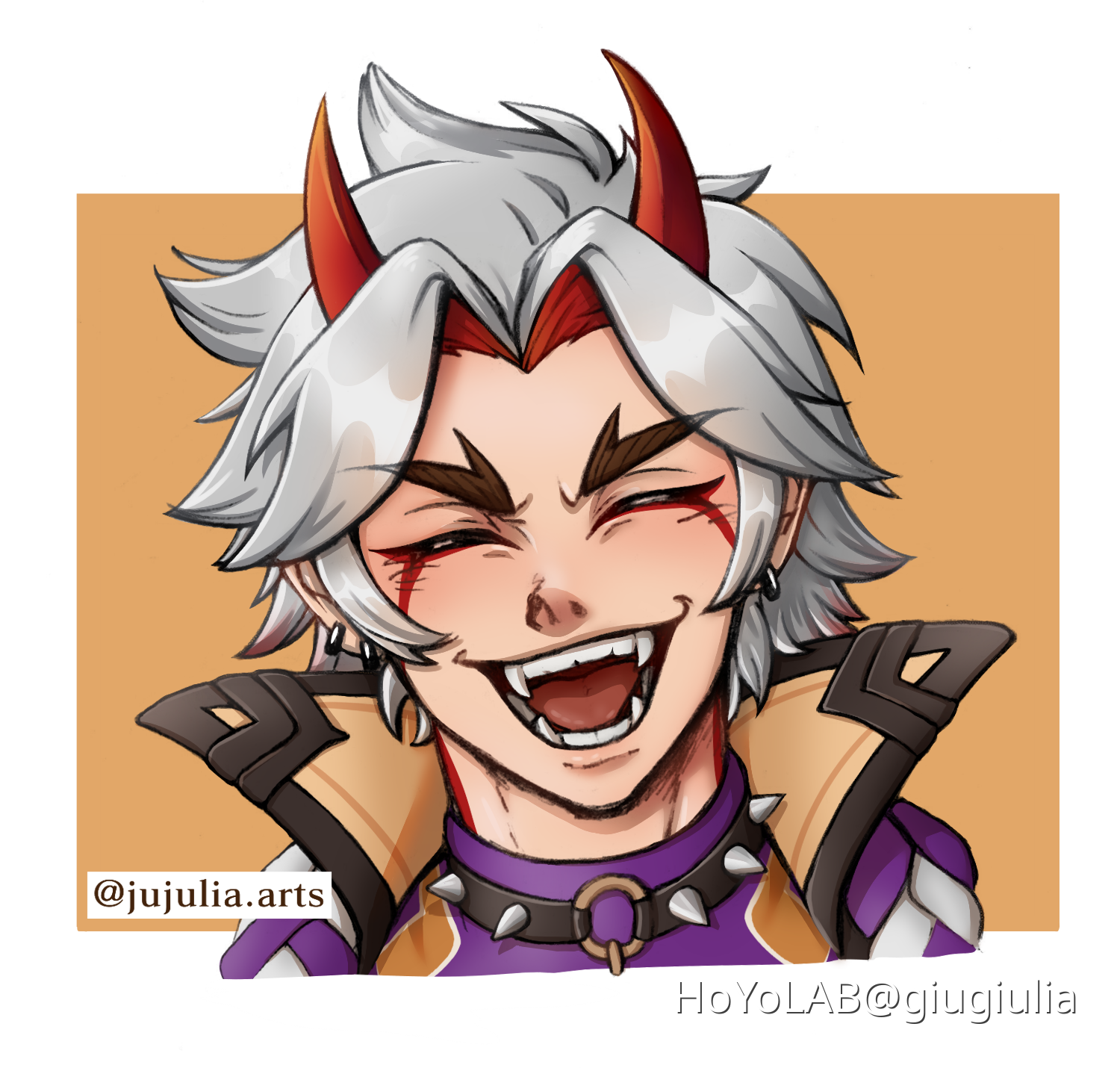 Arataki "best boiii" Itto birthday fanart Genshin Impact | HoYoLAB