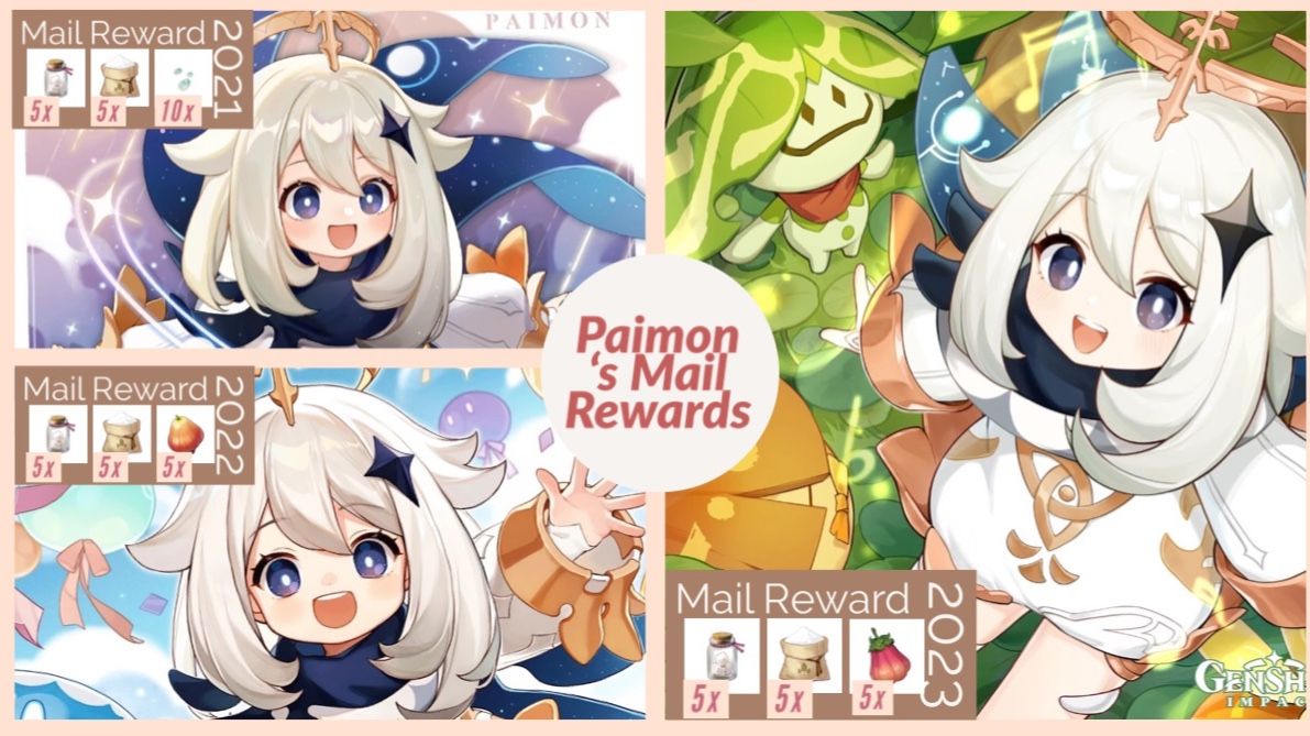 Paimon‘s Mail Rewards - Every year Paimon is hungry for cake! Genshin ...