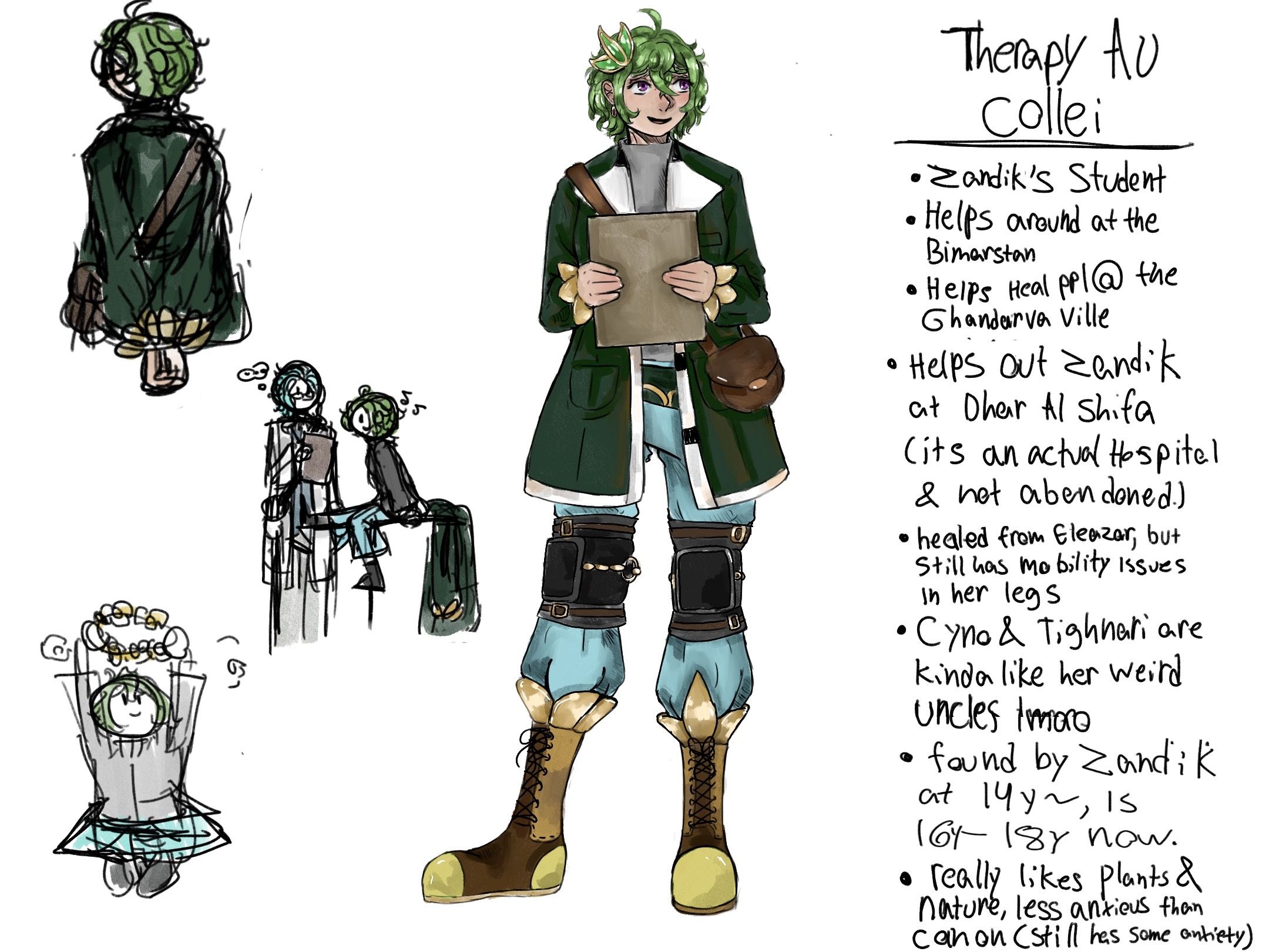 Therapy AU pt 4: Collei Genshin Impact | HoYoLAB