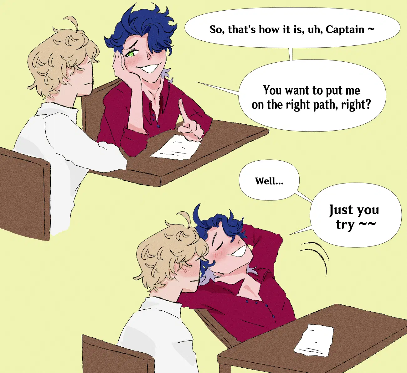 Sampard comic - Modern School AU Honkai: Star Rail | HoYoLAB