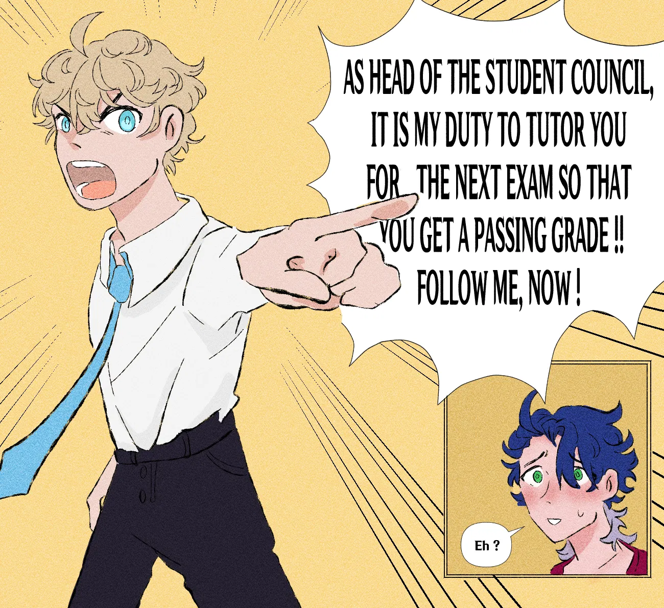 Sampard comic - Modern School AU Honkai: Star Rail | HoYoLAB