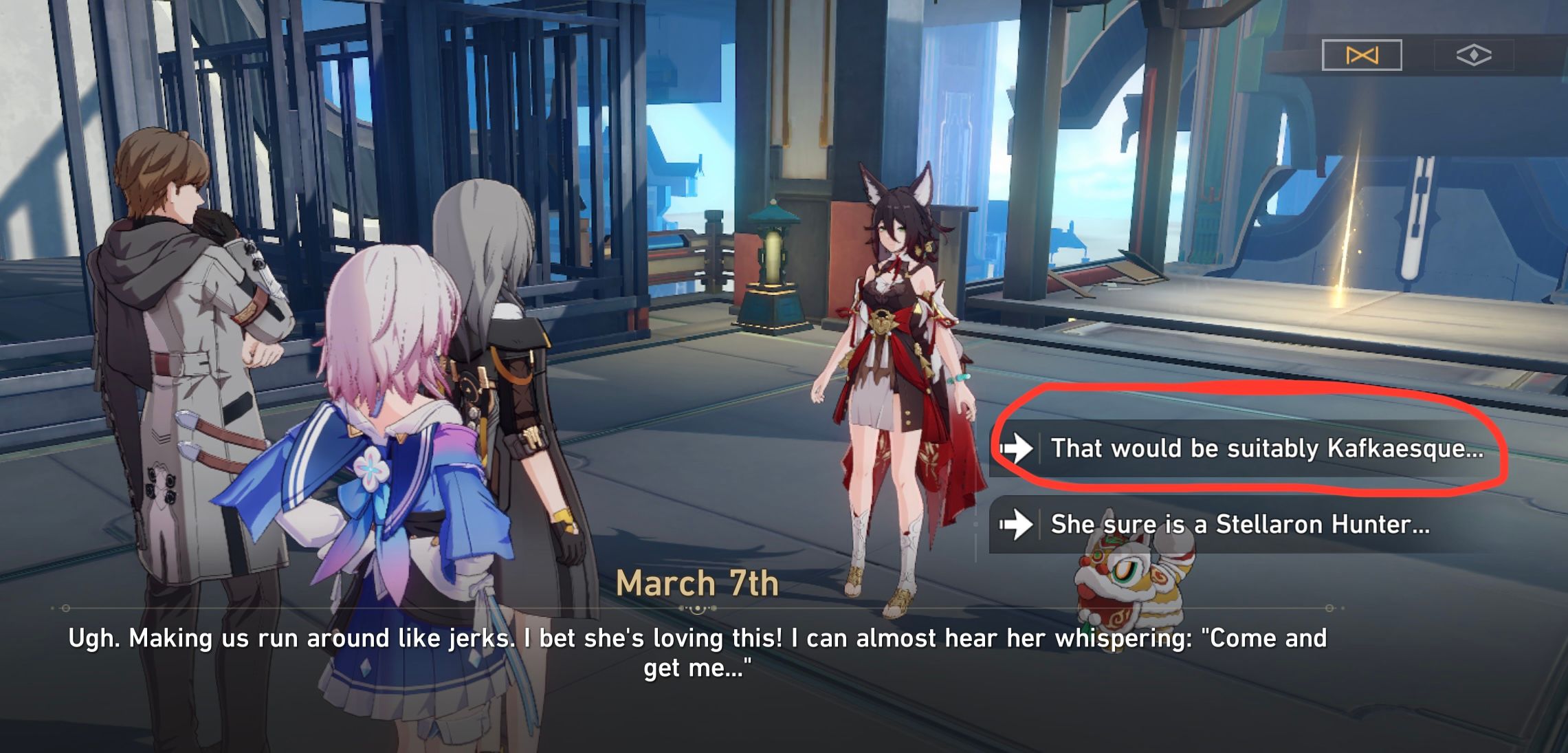 best easter egg so far, love Kafka Honkai: Star Rail | HoYoLAB