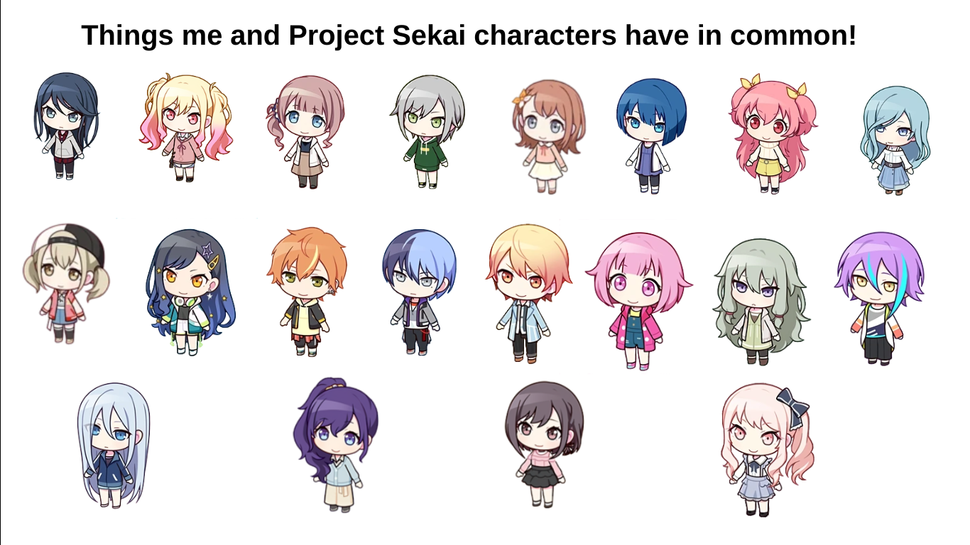 What me and Project Sekai characters have in common!! | HoYoLAB