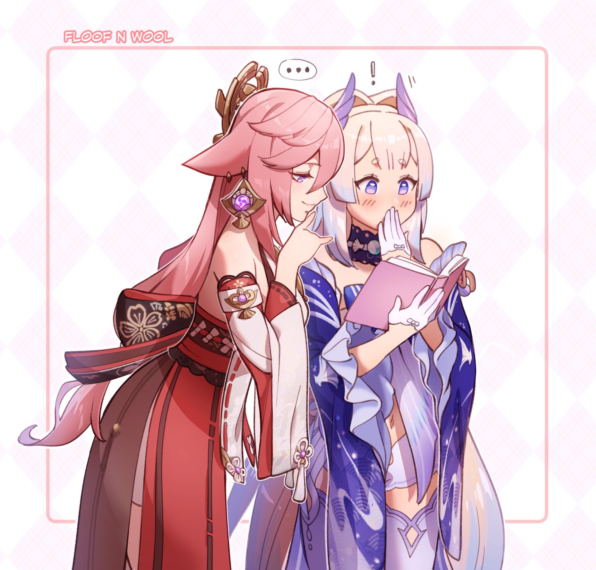 Yaemiko and kokomi Genshin Impact | HoYoLAB