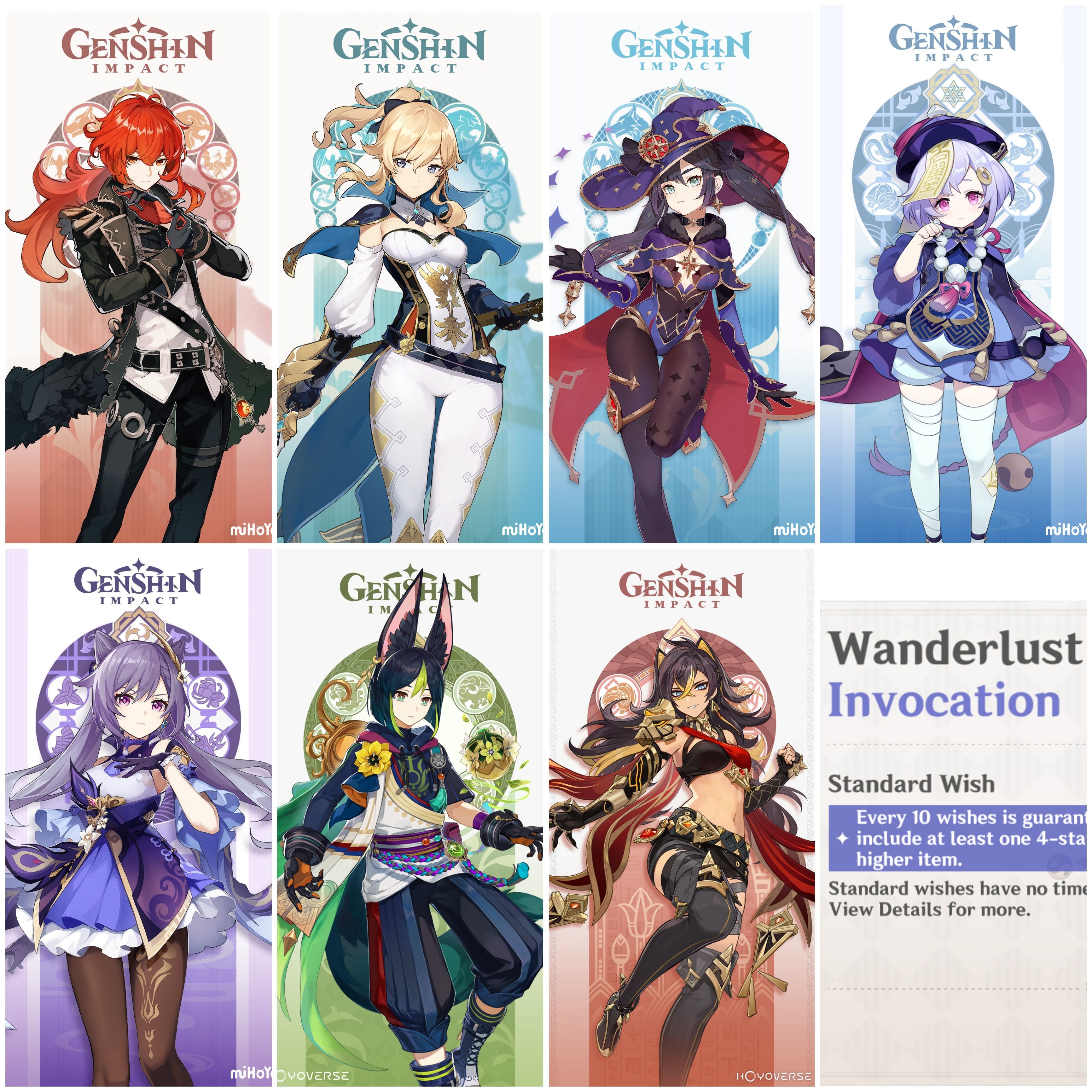 Who’s your favorite 5* character from the standard banner? Genshin Impact | HoYoLAB