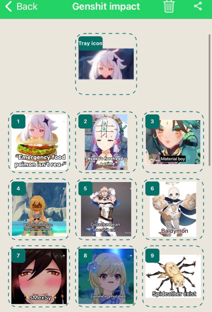 Gen**** stickers Genshin Impact | HoYoLAB