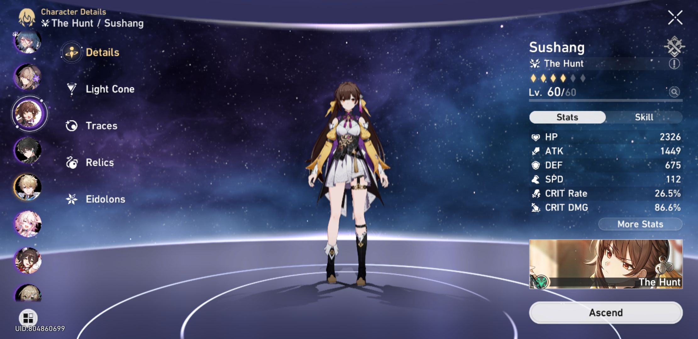 Sushang build Honkai: Star Rail | HoYoLAB