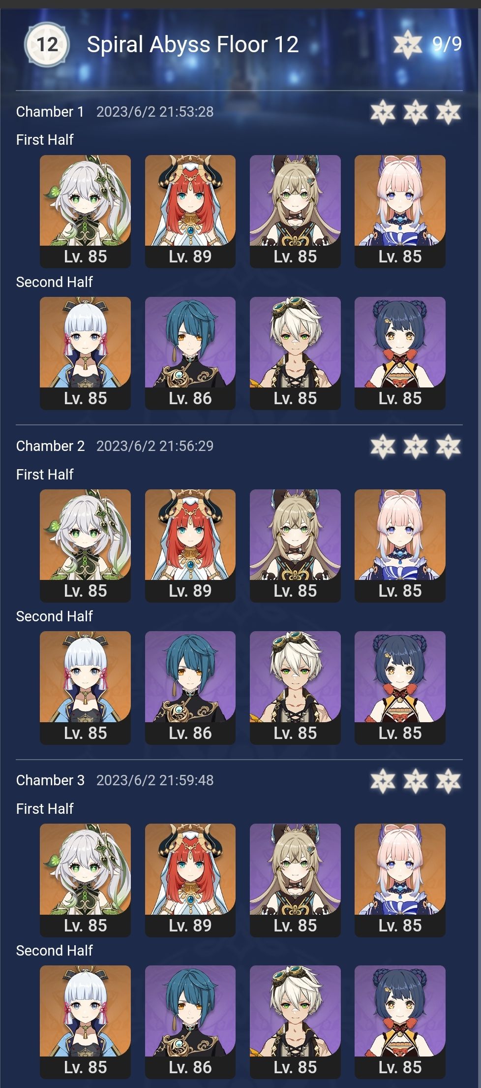 Abyss v3.7 reattempt with Nilou Genshin Impact | HoYoLAB