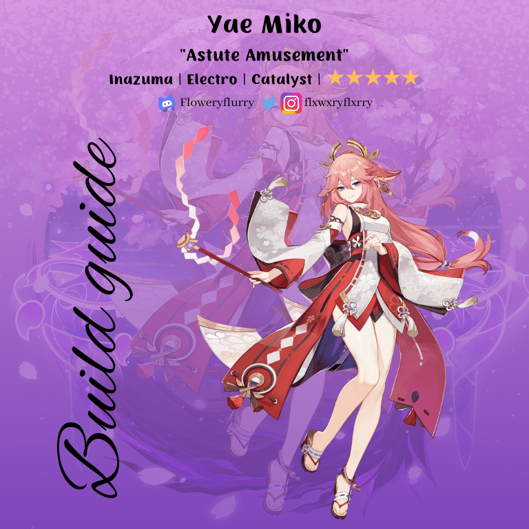[Version 3.7] Yae Miko build guide Genshin Impact | HoYoLAB