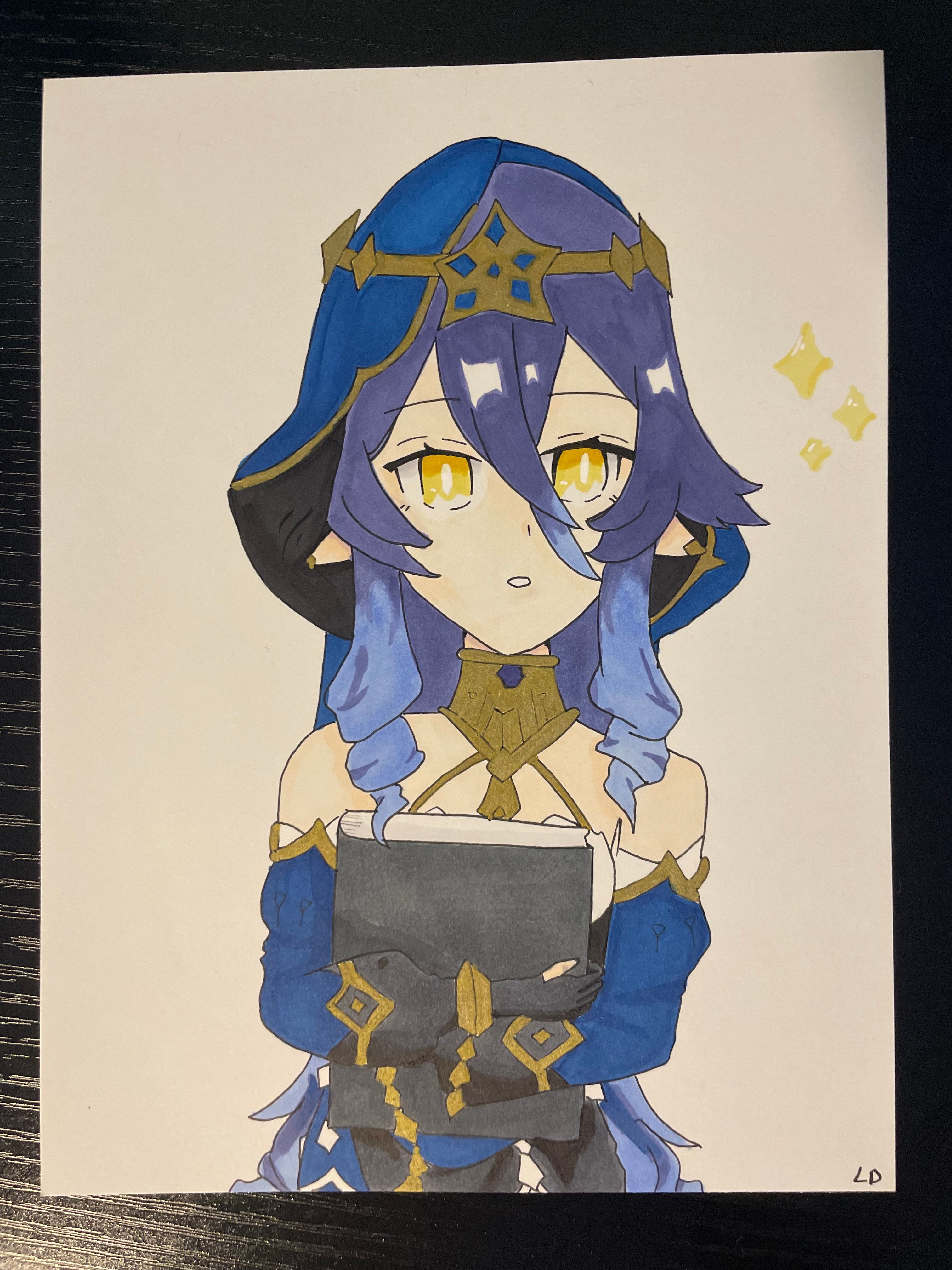 Layla drawing!! Genshin Impact | HoYoLAB