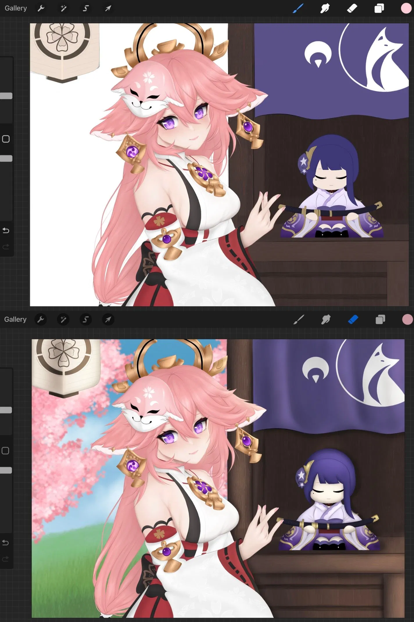 Yae Miko Fanart Genshin Impact | HoYoLAB