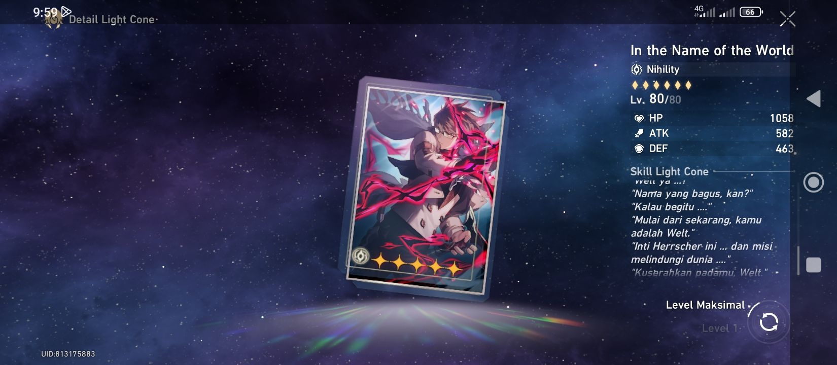 easter egg welt joyce di LC welt yang Honkai: Star Rail | HoYoLAB