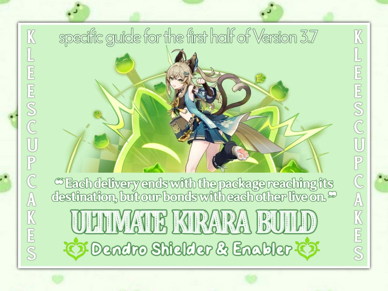 [ Version 3.7 ] Kirara Build — Dendro Shielder & Enabler Genshin Impact ...