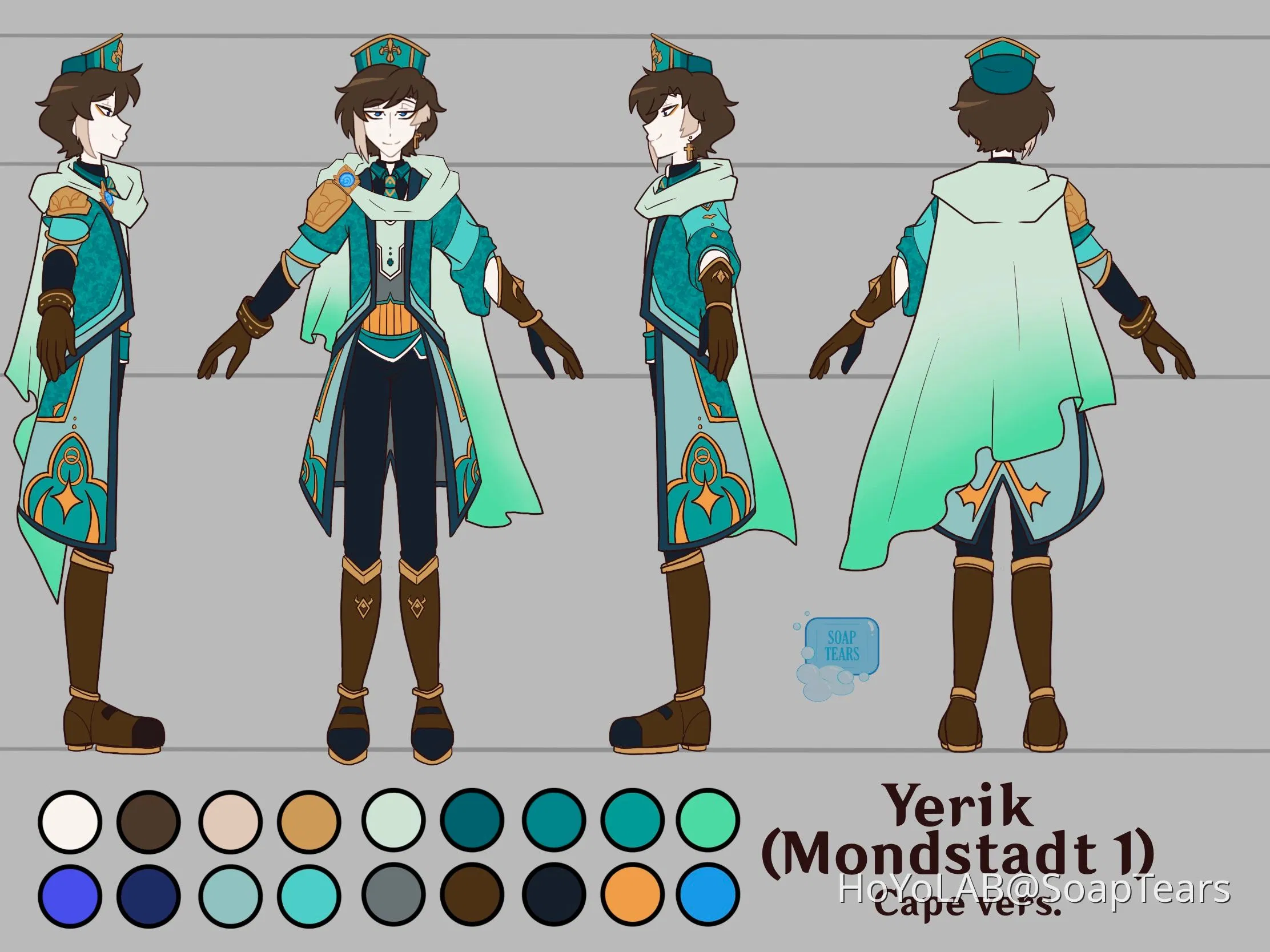 Turnaround Sheets Genshin Impact | HoYoLAB