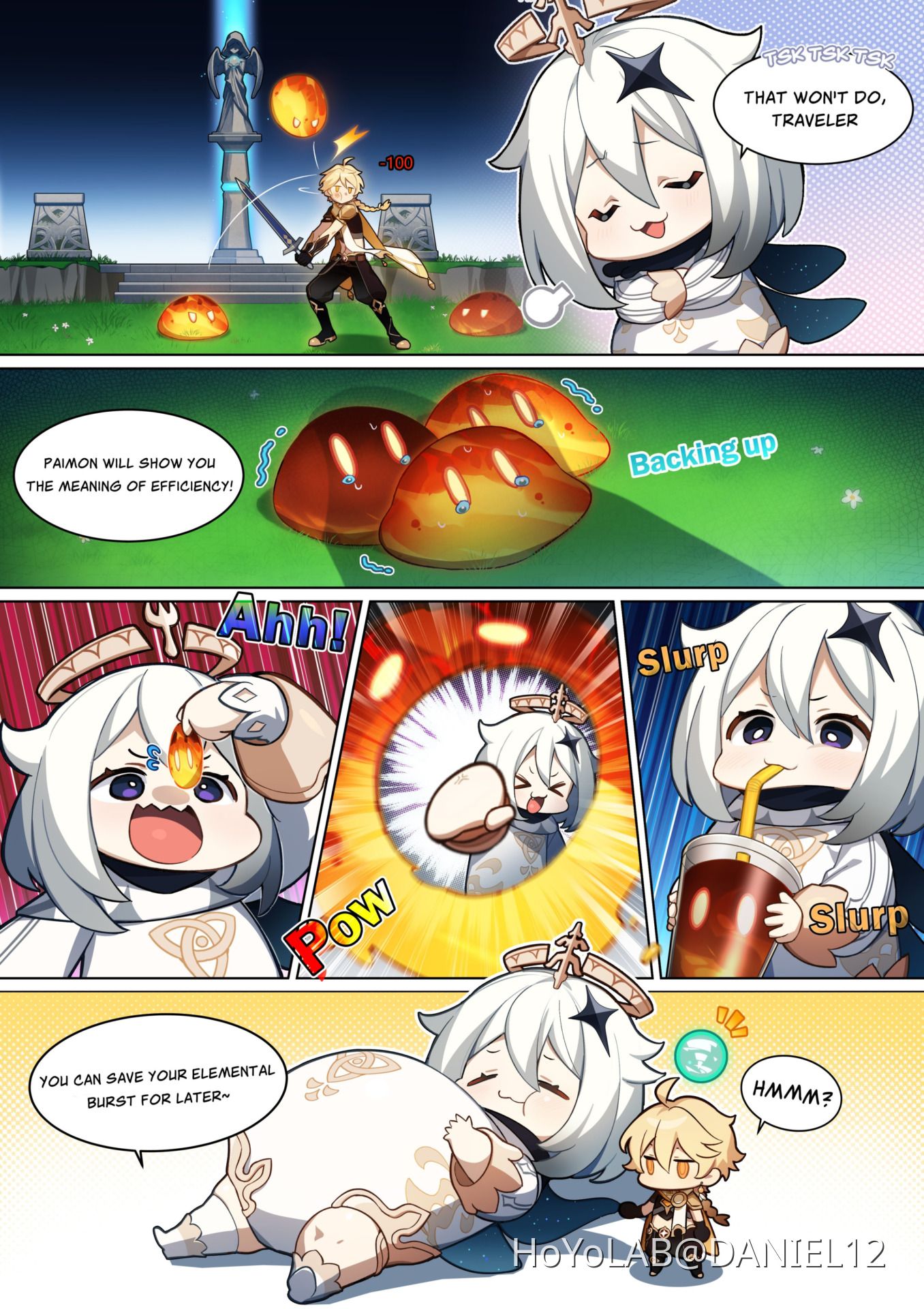 OMG😱😱 PAIMON CAN EAT EVERYTHING 😵‍💫🫨🫨 Genshin Impact | HoYoLAB