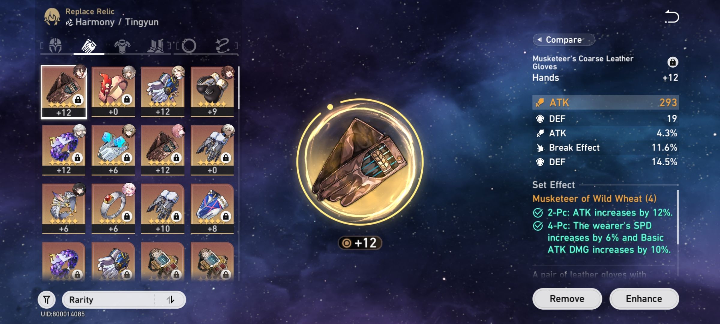 Def% rolls but my Tingyun have permanent taunt so it's optimal Honkai ...