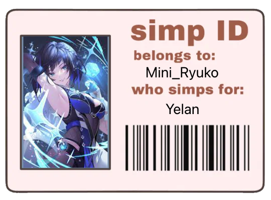 Simp ID‘s | HoYoLAB