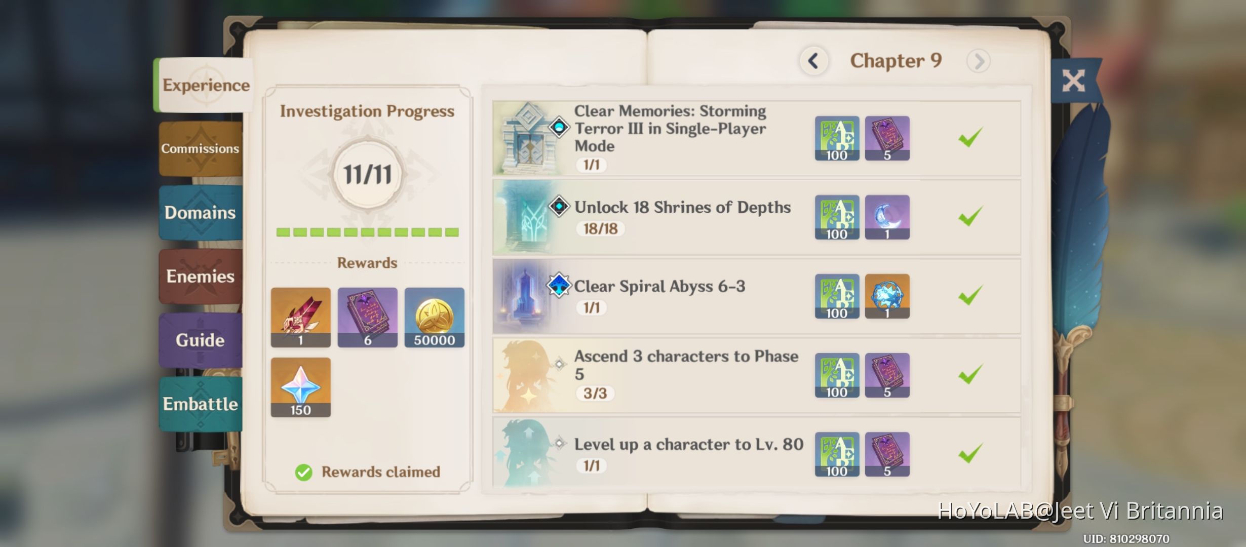 I need more of these tasks !! Genshin Impact | HoYoLAB