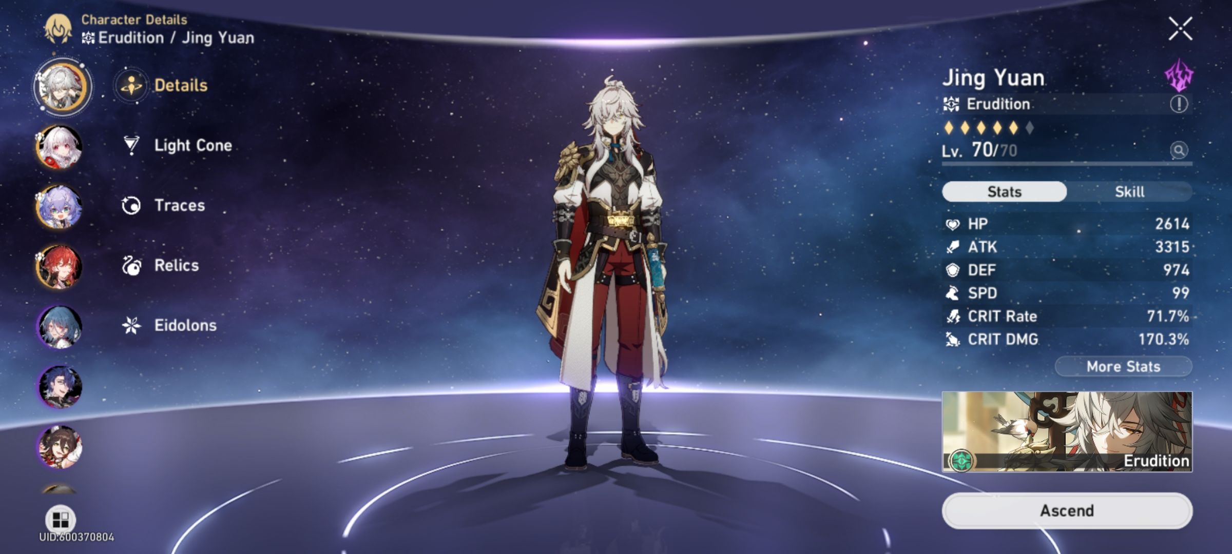 how we feeling about these stats Honkai: Star Rail | HoYoLAB