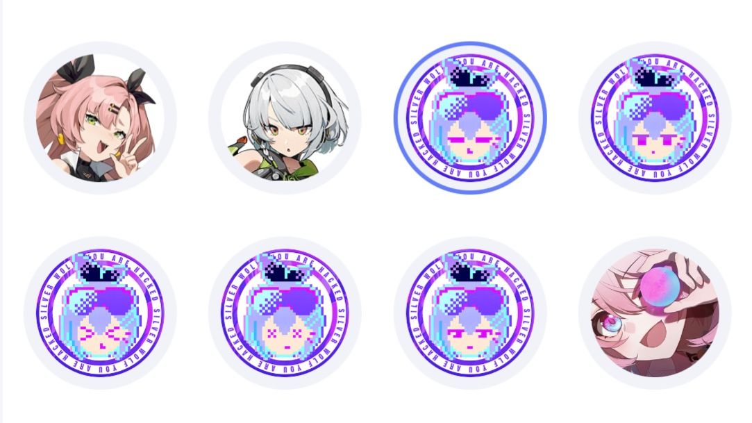 Silver Wolf PFP gang unite | HoYoLAB