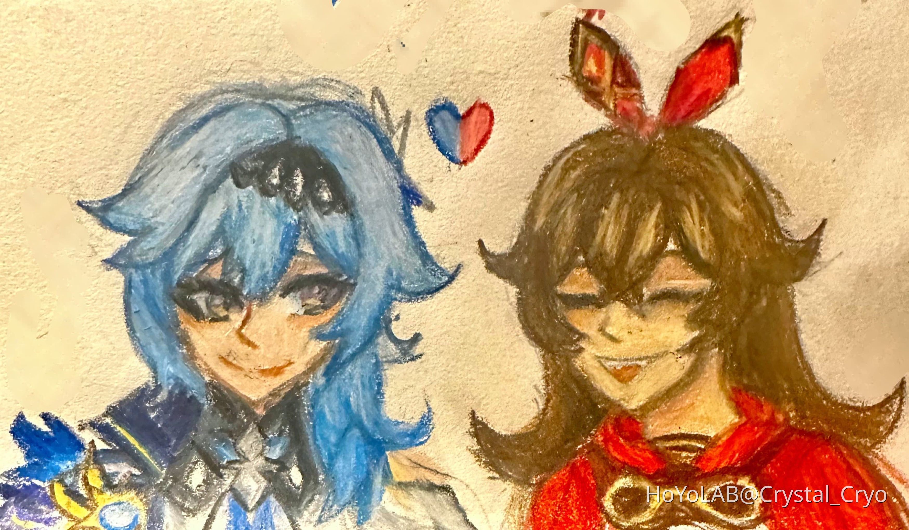 Art diary 152: “Fire and Ice really do work well together” Genshin ...