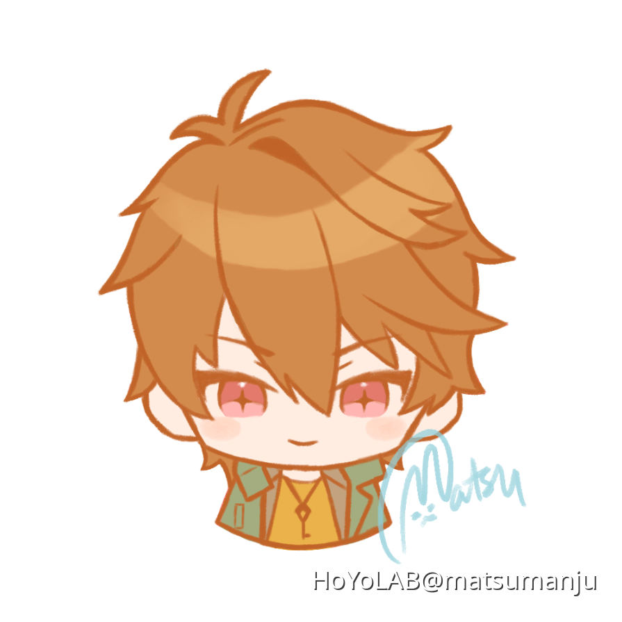 Chibi Luke embroidery (wip) Tears of Themis | HoYoLAB