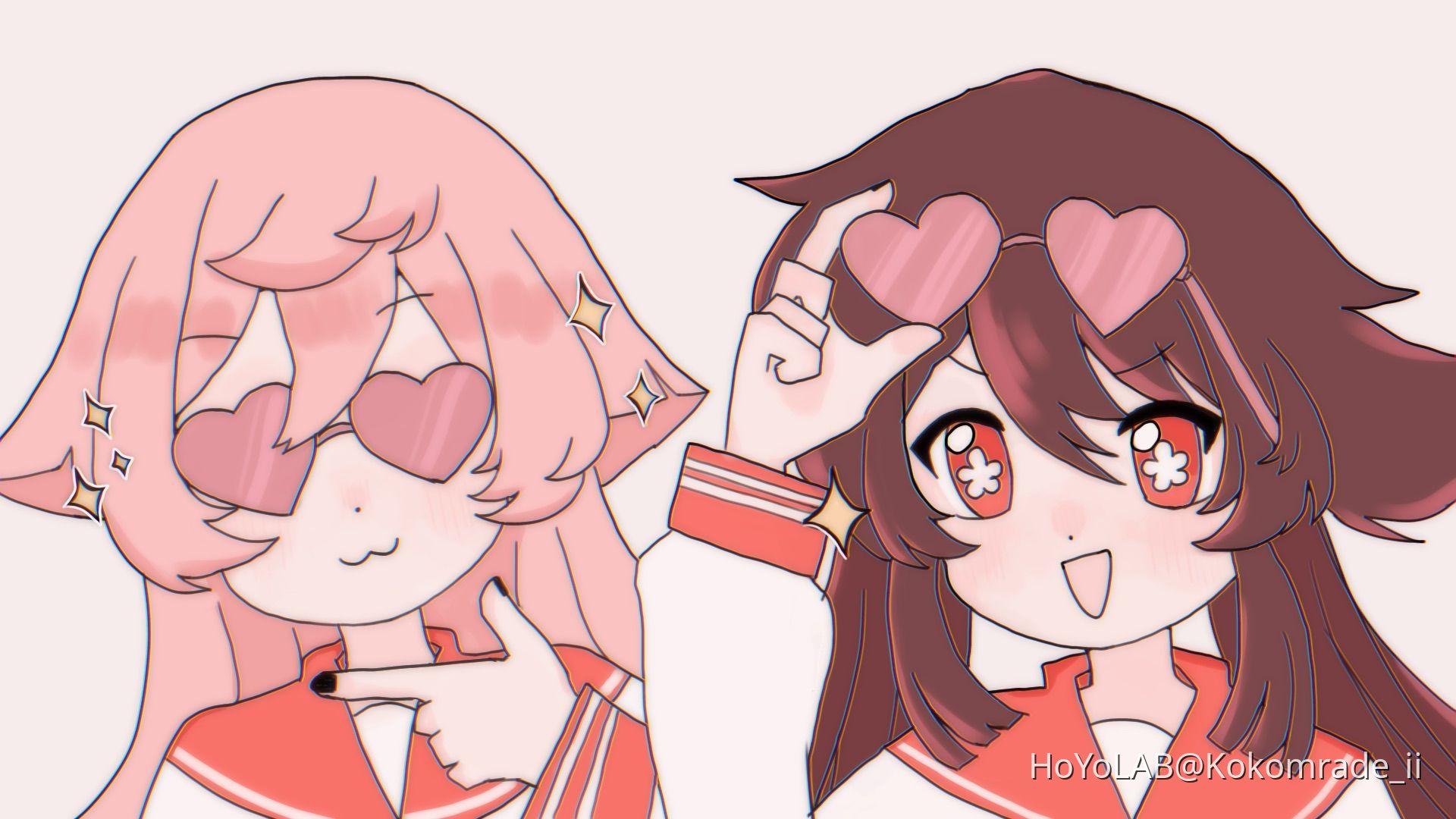 I made matching Hu Tao and Yanfei pfp Genshin Impact | HoYoLAB