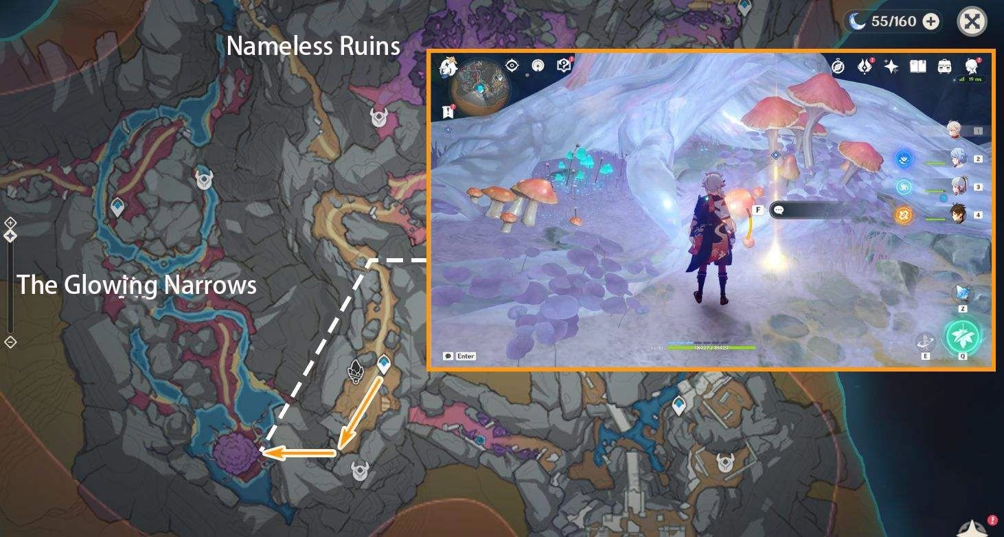 The Chasm Hidden Quest - Dimming Mushroom's Call for Help Genshin ...