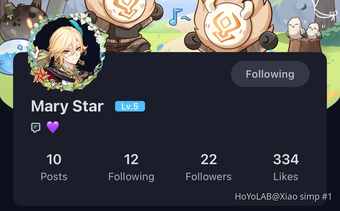 FOLLOW PLEASE | HoYoLAB