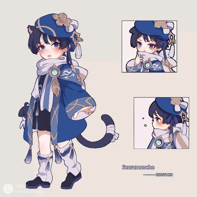 Scaramouche ️🖤💙 Genshin Impact | HoYoLAB