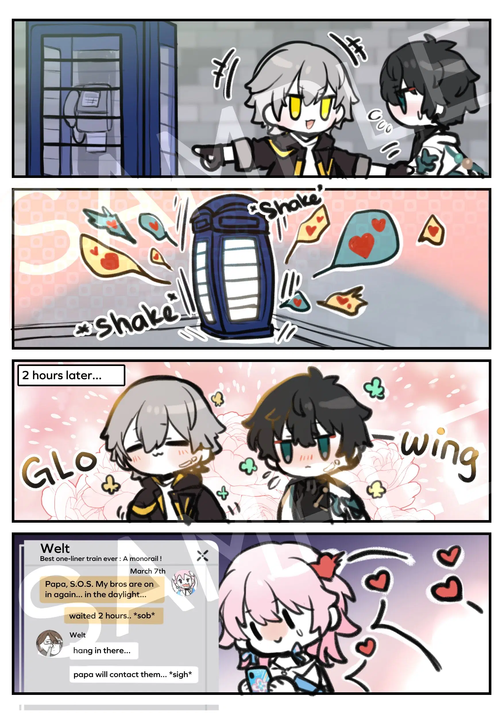 HSR 4 komas comic~ (dual language, EN and ID) Honkai: Star Rail | HoYoLAB