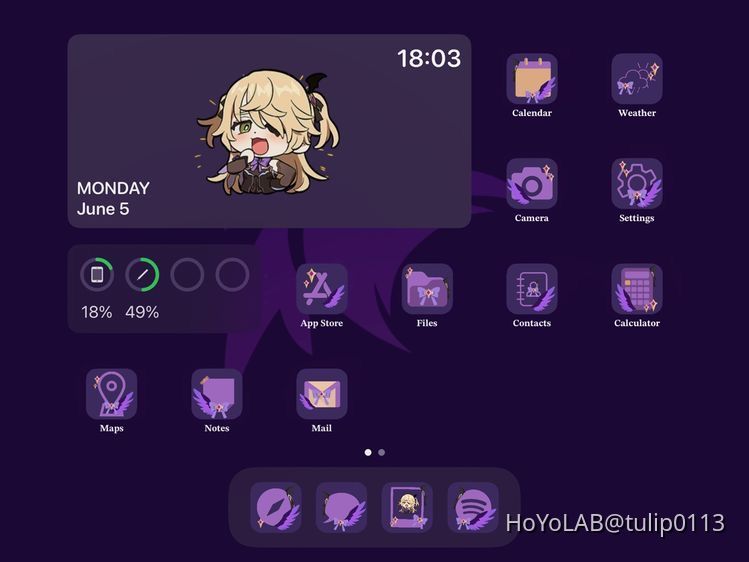 Fischl App Icon! Genshin Impact | HoYoLAB