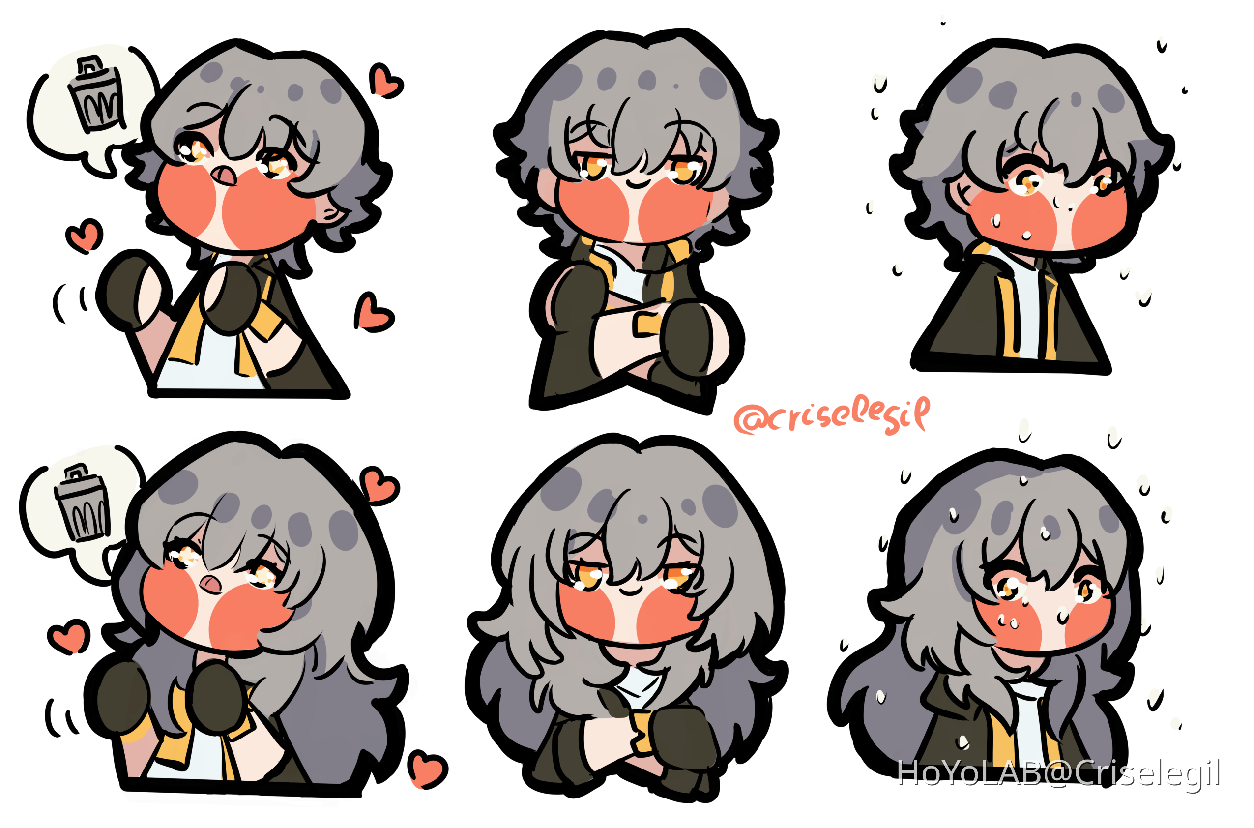 Stelle and Caelus stickers Honkai: Star Rail | HoYoLAB