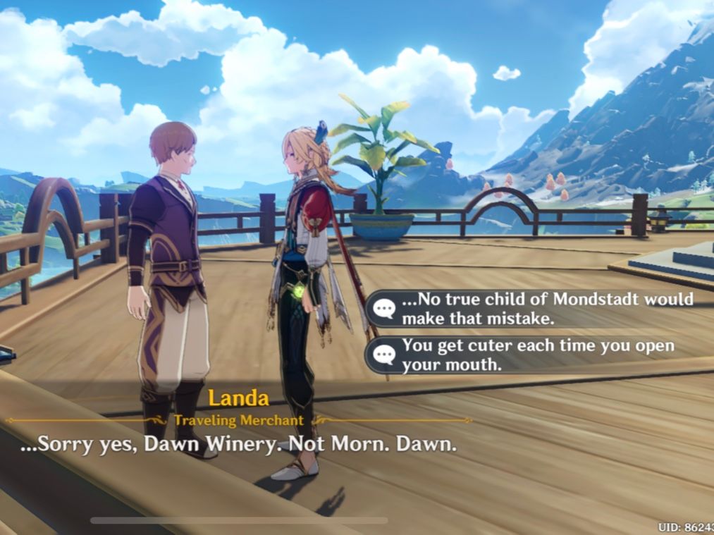 Umm… o guess Landa x Traveler is a thing now 🤔 Genshin Impact | HoYoLAB