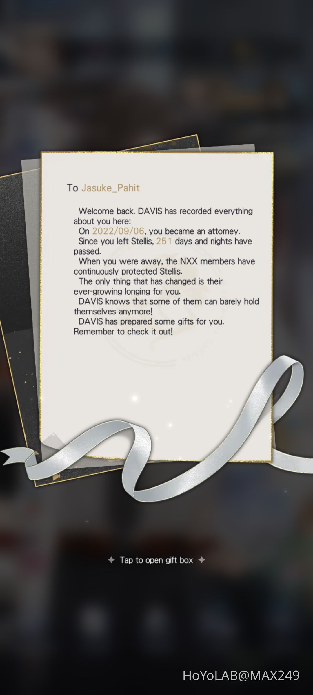 251 Days... Tears of Themis | HoYoLAB