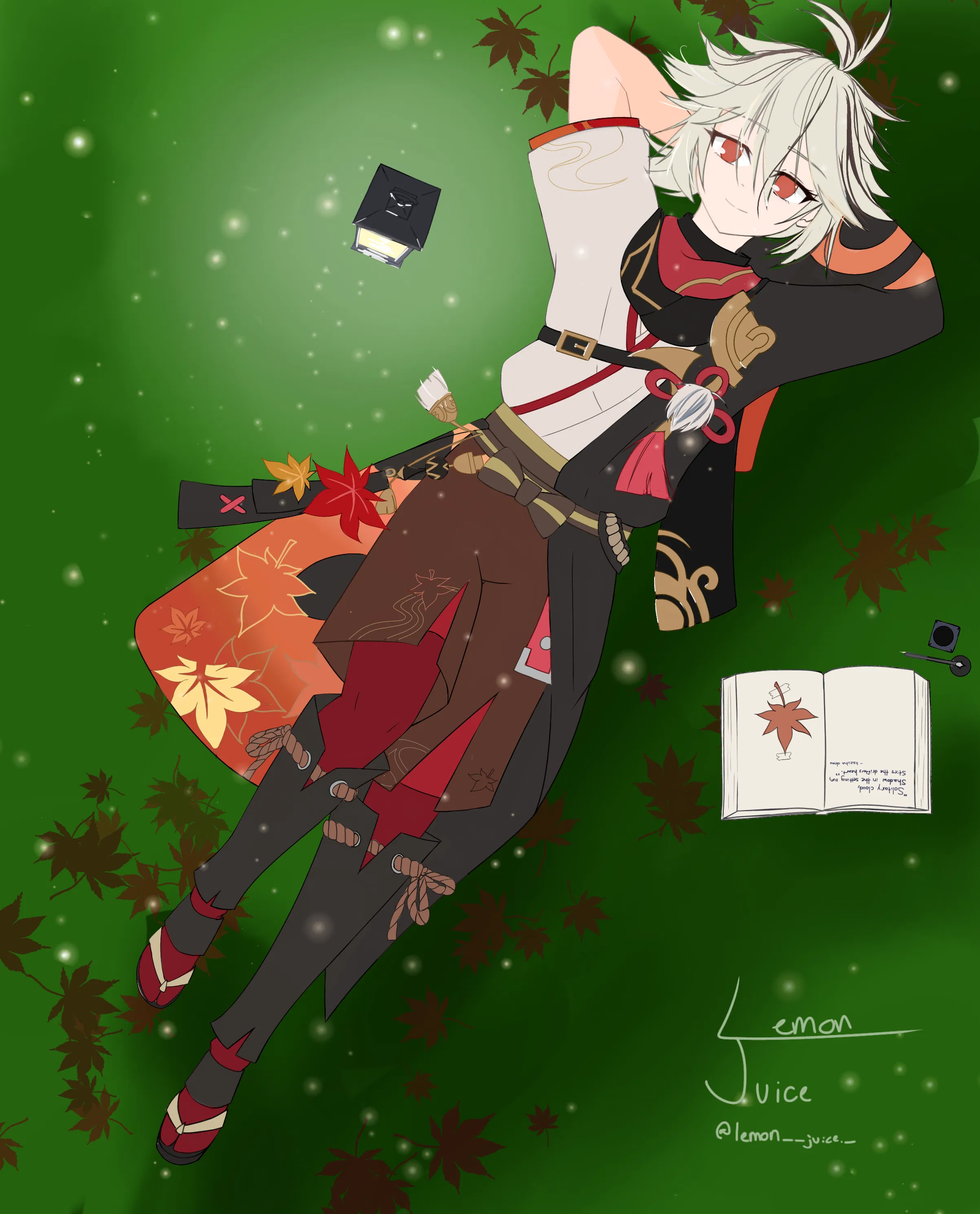 Kazuha Fanart Contest Submission Genshin Impact Hoyolab