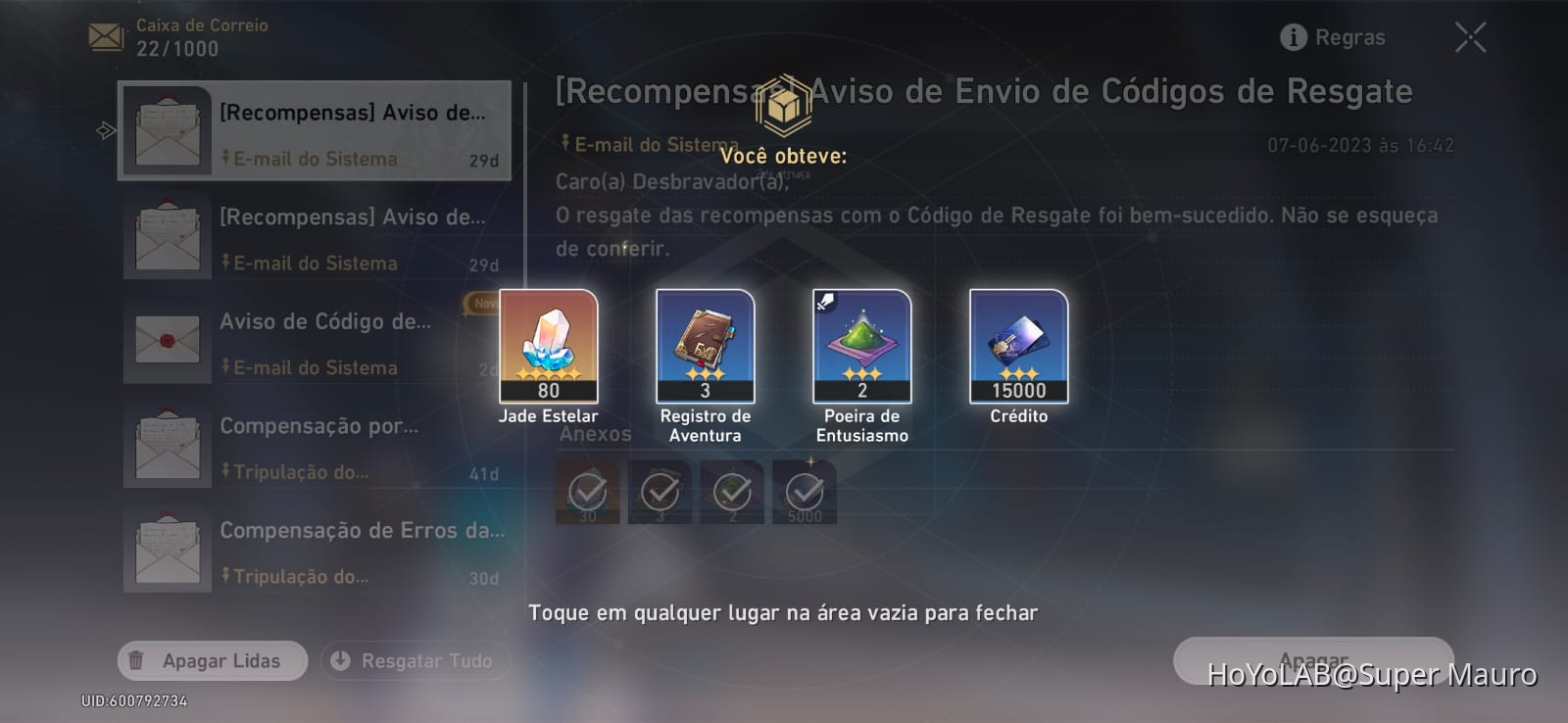 80 Jades Grátis! 2 Novos Código De Resgate da Versão 1.1 de Honkai Star Rail! Honkai: Star Rail ...