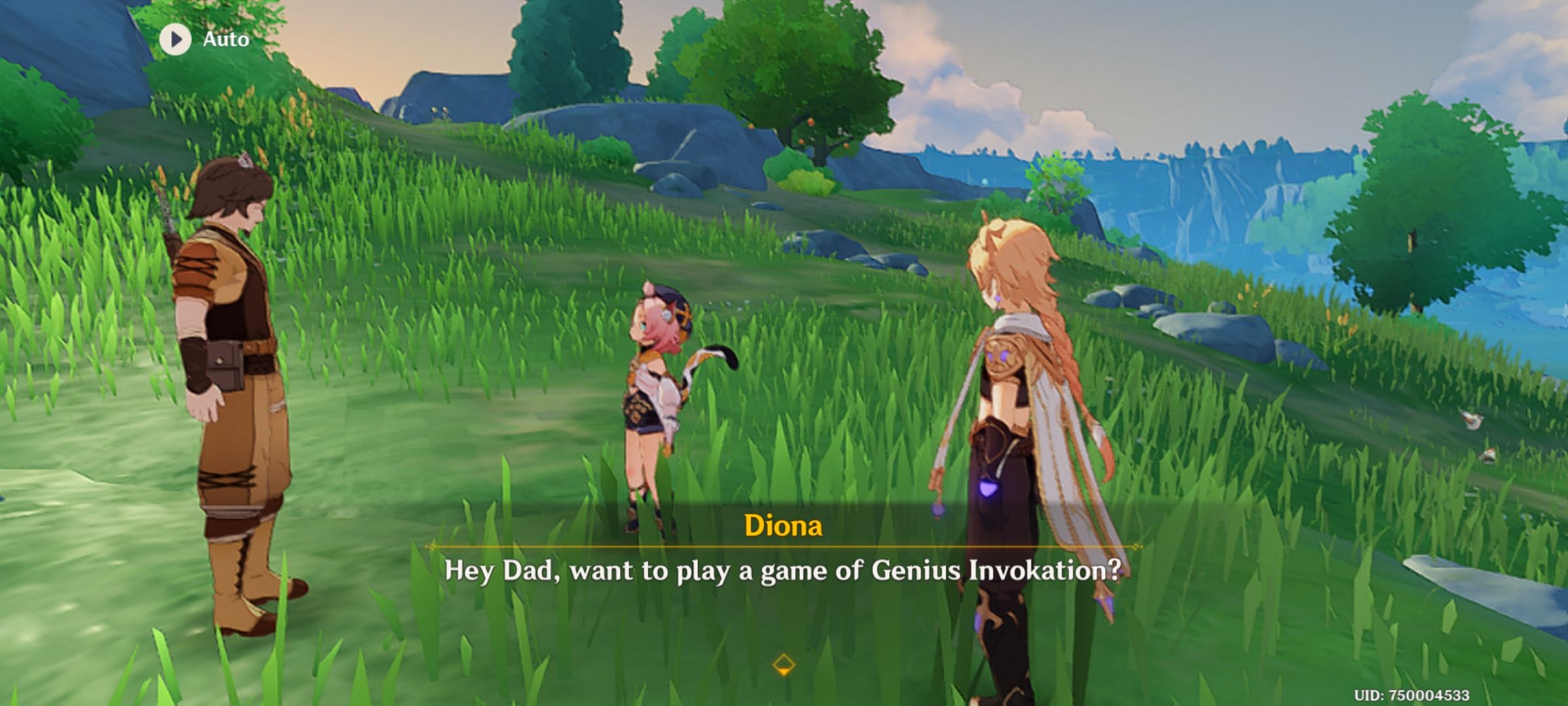 Diona and her dad. Genshin Impact | HoYoLAB