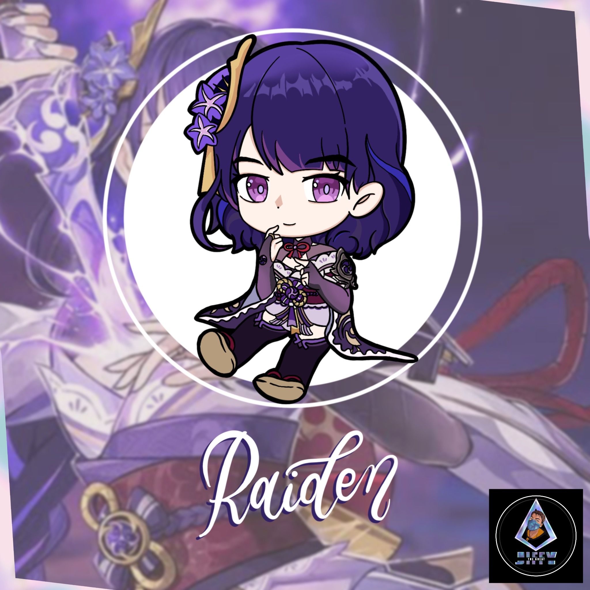 Custom Raiden Chibi Genshin Impact | HoYoLAB