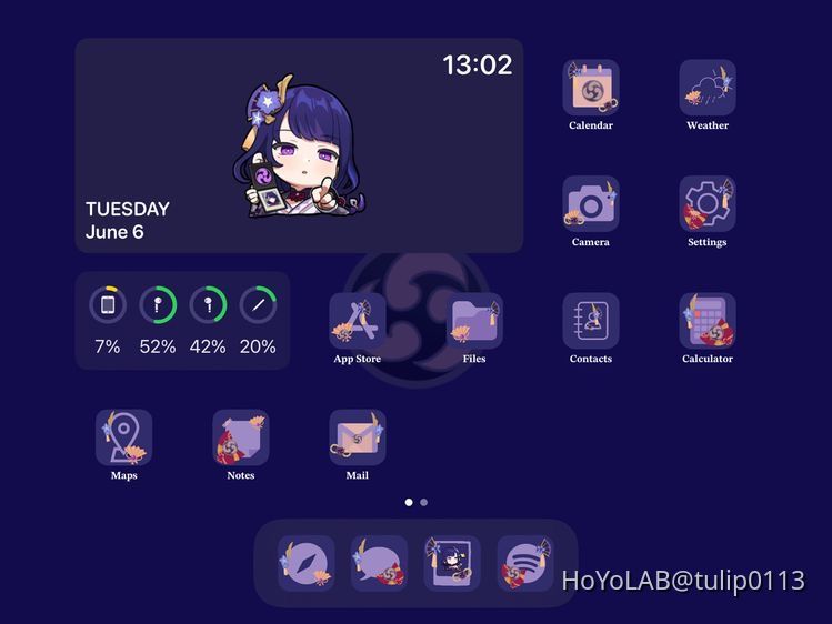 Raiden Shogun App Icons! Genshin Impact | HoYoLAB