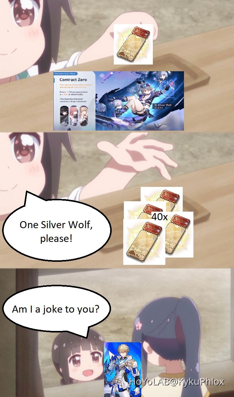 Thanks, but... I wanted Silver Wolf ಠ╭╮ಠ Honkai: Star Rail | HoYoLAB
