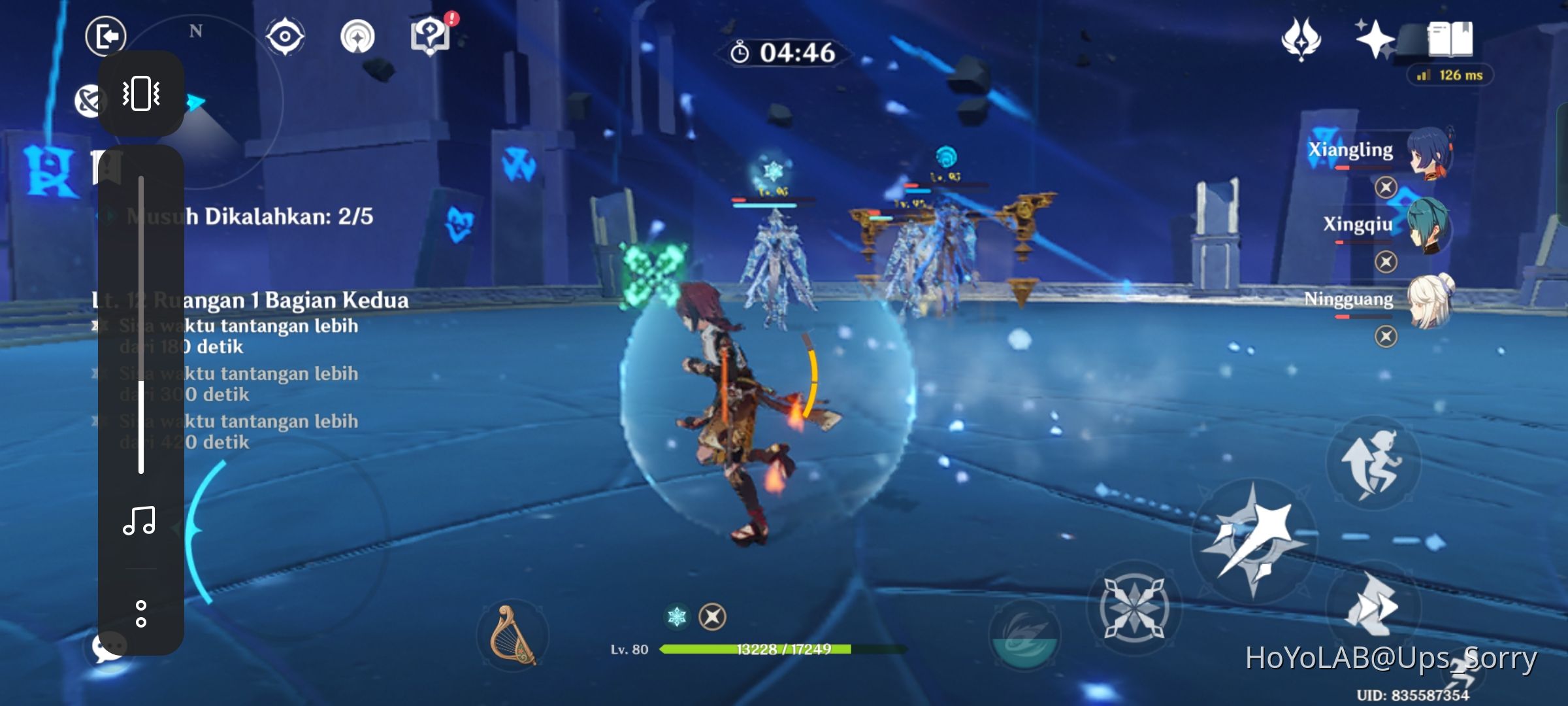 Perjuangan (Smartphone Potato) di spiral abyss. Genshin Impact | HoYoLAB