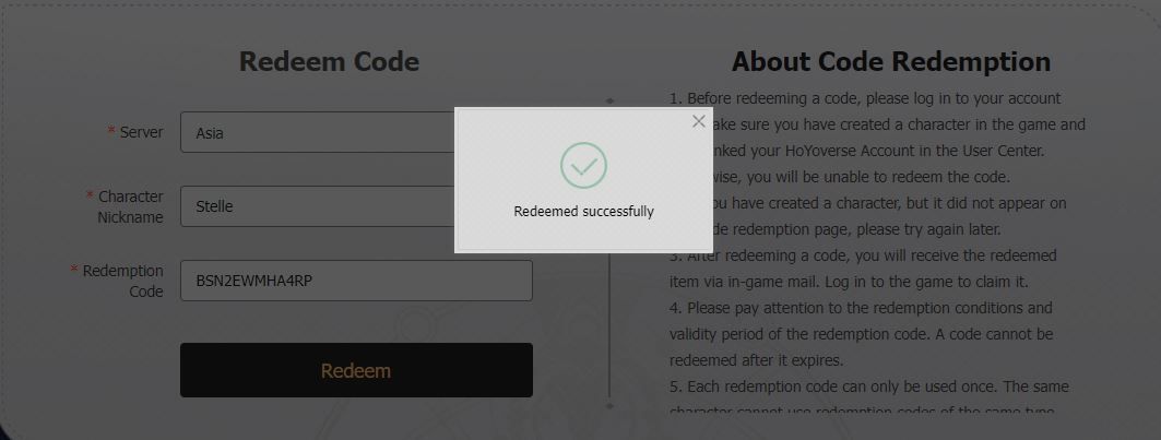 (NEW) Redeem Code 1.1 - 50 STELLARS + CREDIT (June 2023) - BSN2EWMHAERP Honkai: Star Rail | HoYoLAB
